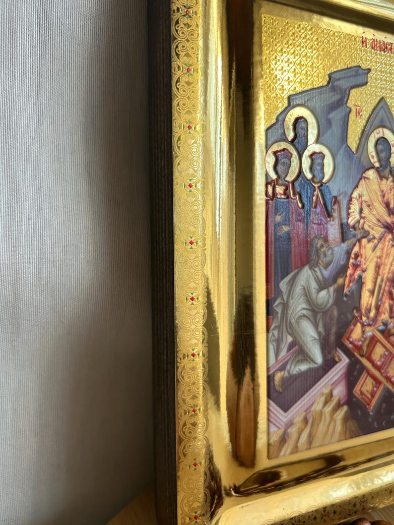 The Resurrection of the Lord Orthodox Icon With a Polished Look and ...