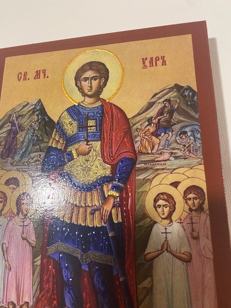 Saint Varus Icon Orthodox Icons Greek Orthodox Byzantine Icon Faithful ...