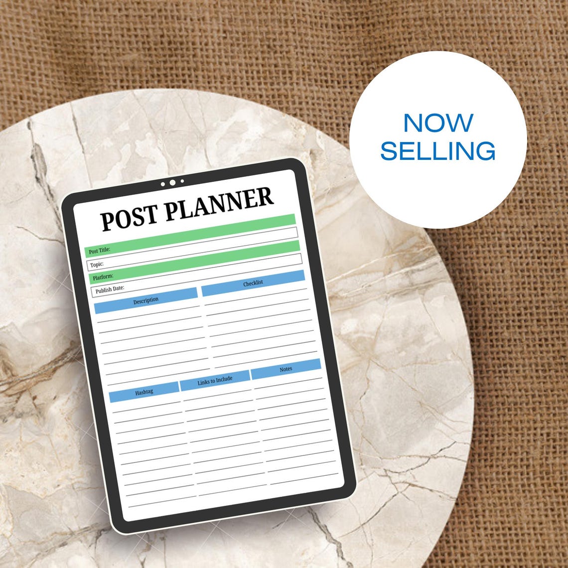 SOCIAL MEDIA POST Planner, Content Post Planner Template, Printable ...