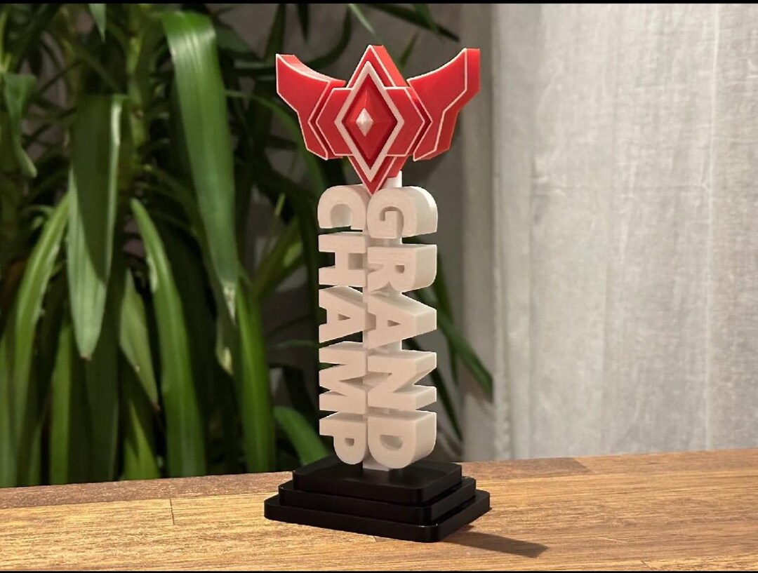 3D Printed Rocket League Grand Champion Trophy - Etsy