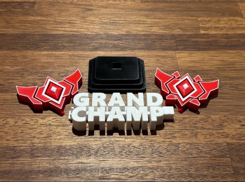 3D Printed Rocket League Grand Champion Trophy - Etsy