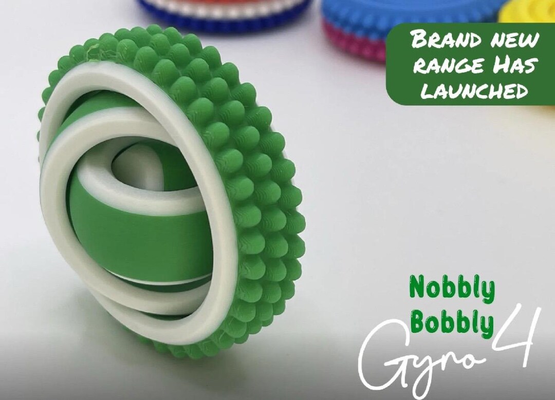 Nobbly Bobbly 3D Printed Spinner Fidget - Etsy