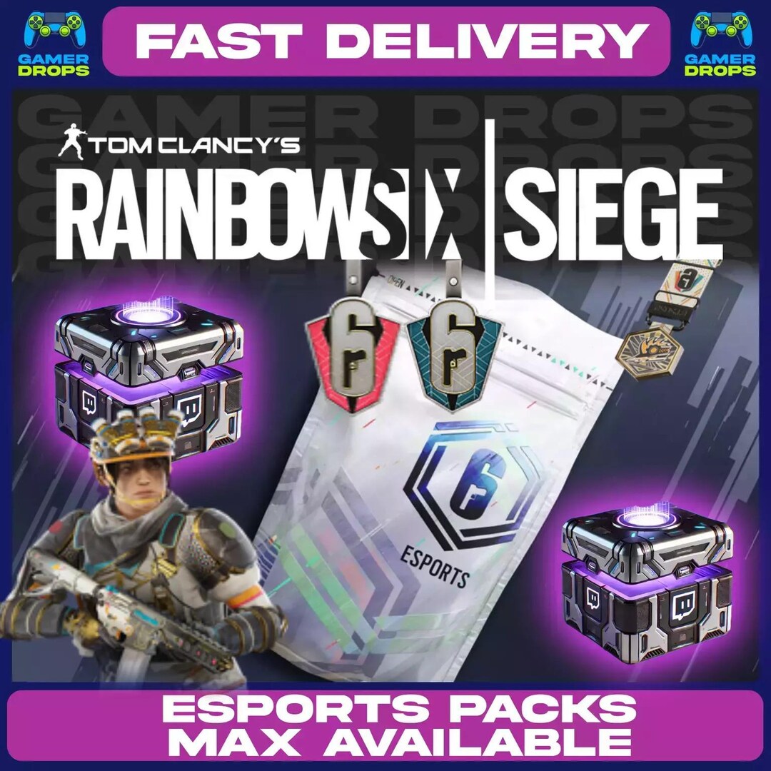 Rainbow 6 Siege Twitch Drops - ALL 19/19 PACKS - Esports Packs - Charms ...