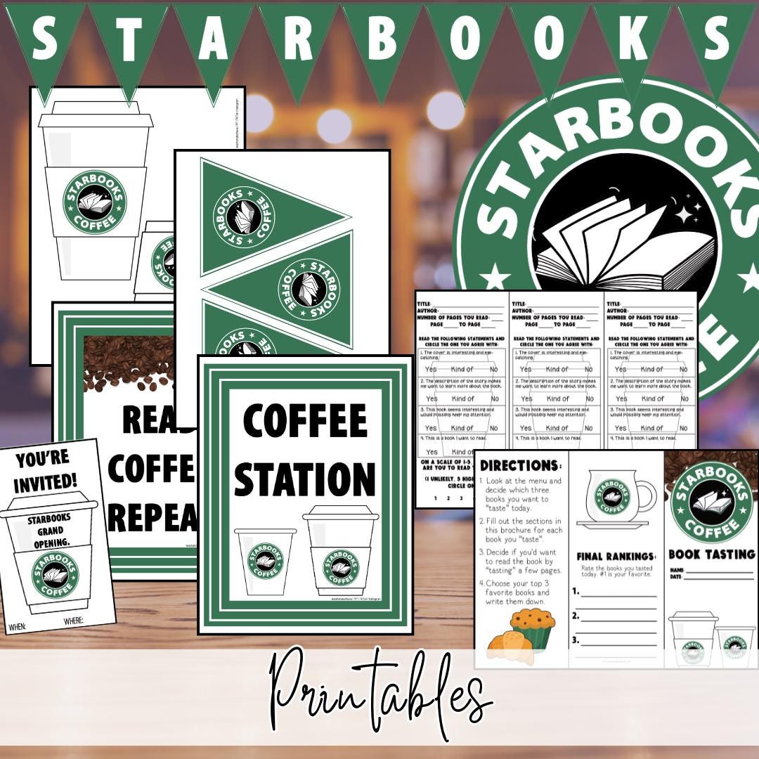 Starbooks Coffee Classroom Decor Editable Classroom Transformation ...