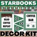 Starbooks Coffee Classroom Decor Editable Classroom Transformation ...