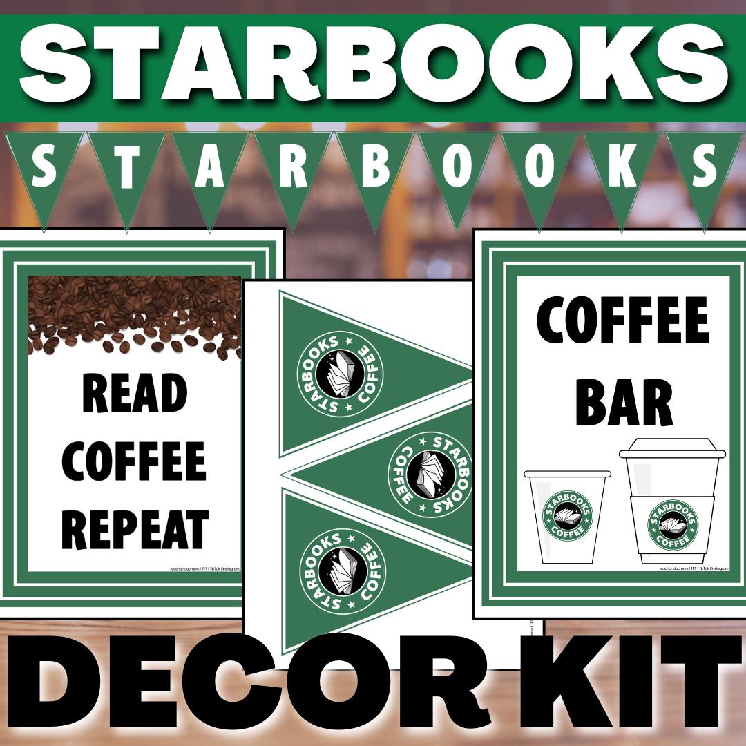 Starbooks Coffee Classroom Decor Editable Classroom Transformation ...