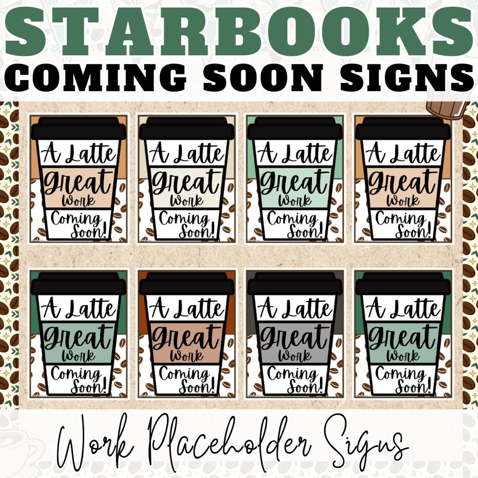 Starbooks Coffee Classroom Decor Transformation Great Work Coming Soon ...
