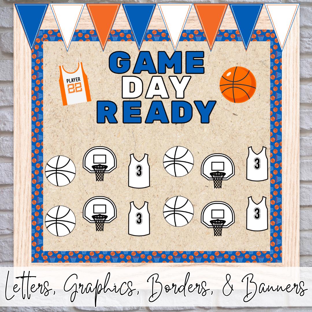 March Basketball Madness Bulletin Board Kit & Flipbook Activity for ...