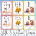 Bible Alphabet Posters With Letter Formation, Christian Homeschool ...