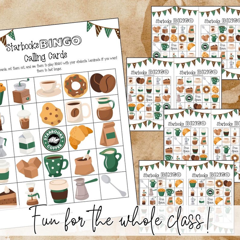 Starbooks Classroom Transformation Starbooks Classroom BINGO Board ...