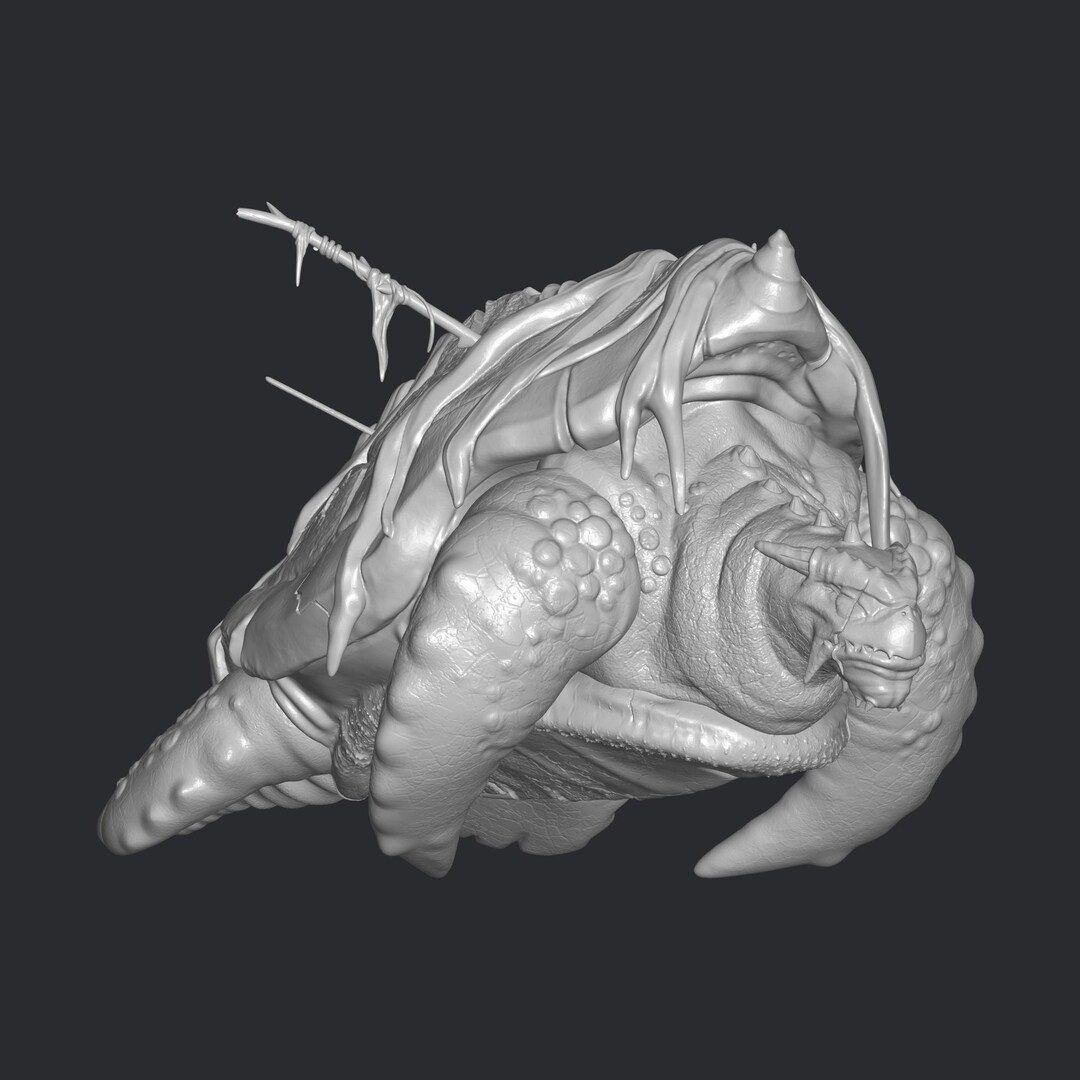 Ancient Archelon Dragon Sea Turtle Stl File 3d Printing, 3d Print File ...
