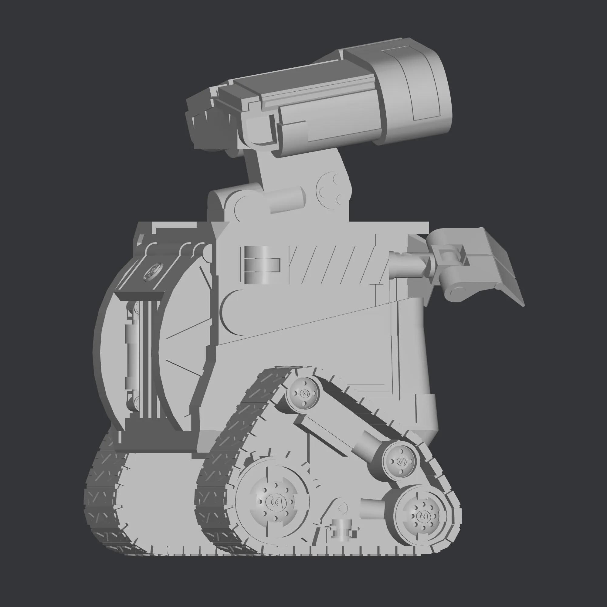 Wall-e Stl File 3d Printing, 3d Print File, 3d Stl, Super Hero Figure ...