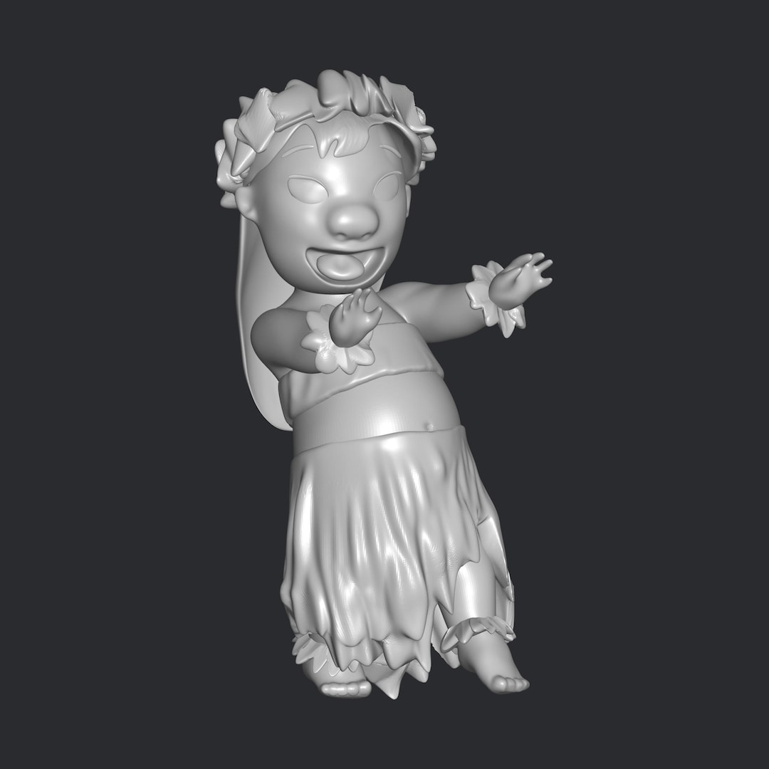 Lilo Hula From Lilo and Stitch Stl File 3d Printing, 3d Print File ...