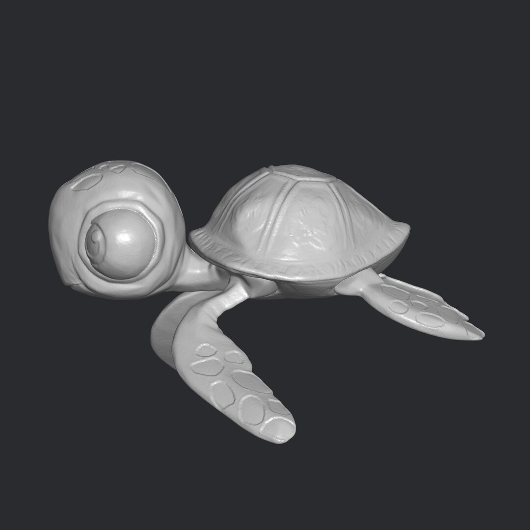 Cute Turtle Stl File 3d Printing, 3d Print File, Miniature, Super Hero ...