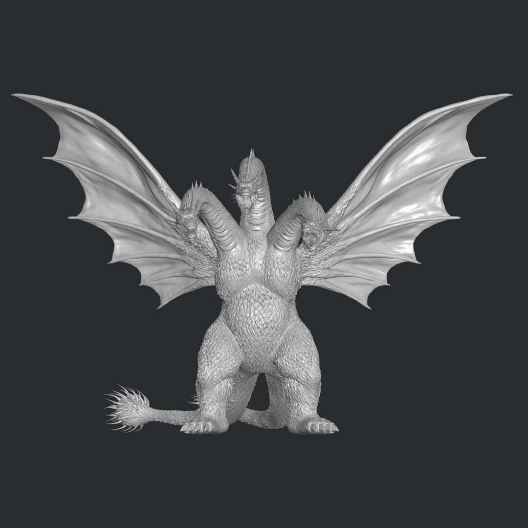 King Ghidorah 1991 Stl File 3d Printing, 3d Print File, Miniature ...