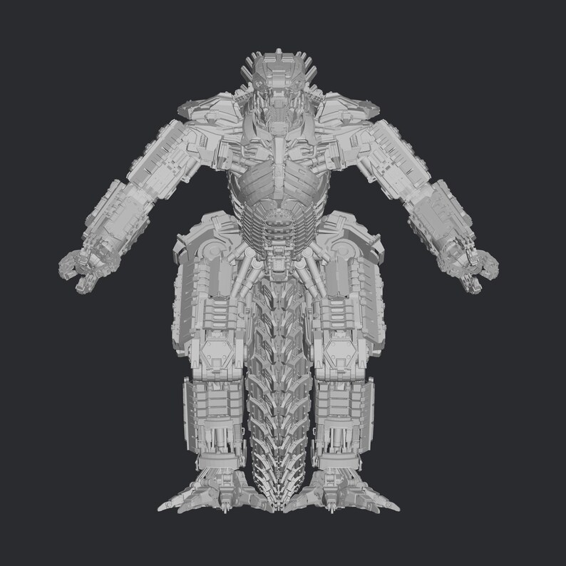 Mecha Godzilla Stl File 3d Printing, 3d Print File, Miniature ...