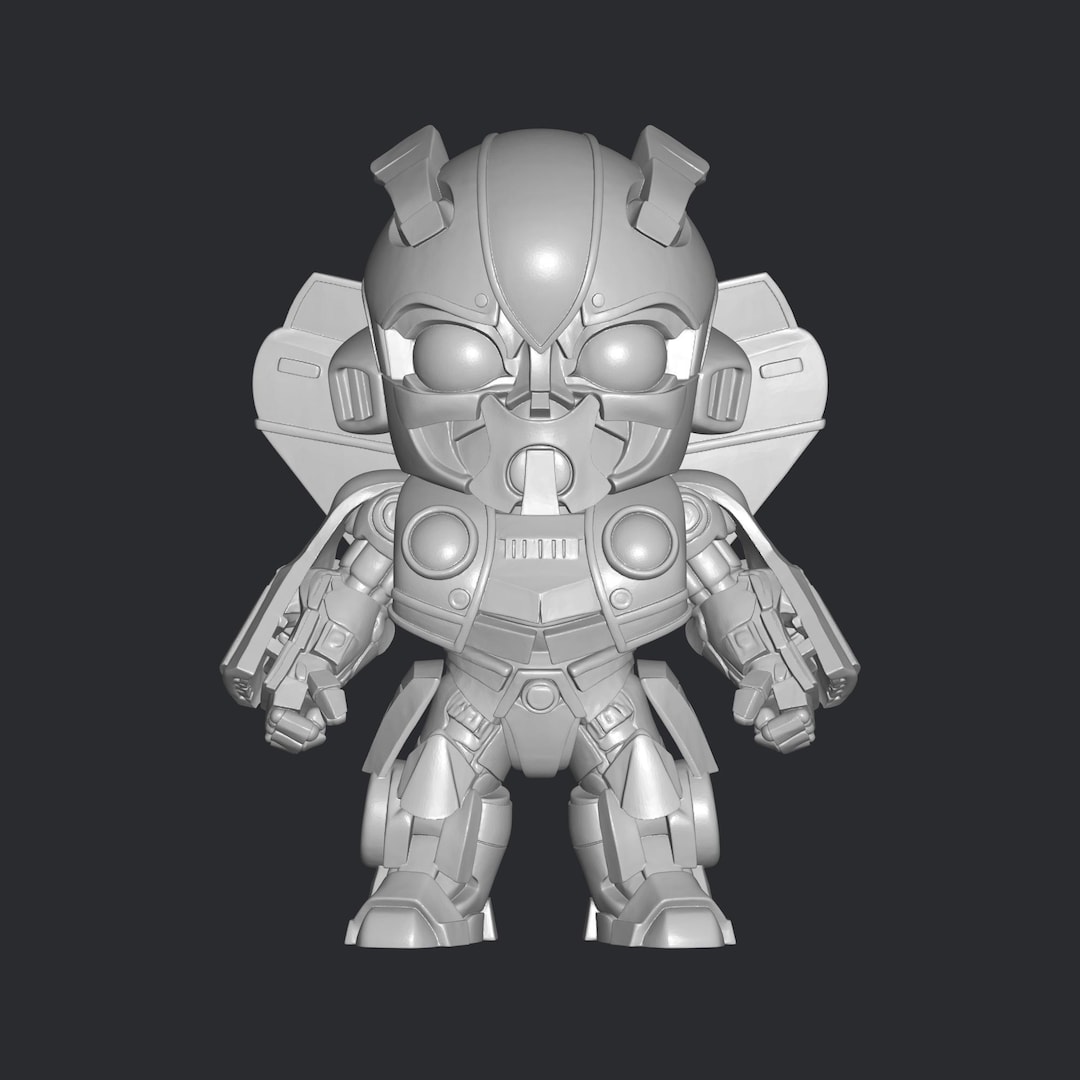 Chibi Bumblebee Transformers Stl File 3d Printing, 3d Print File ...