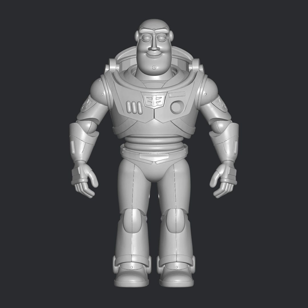 Buzz Lightyear Disney Stl File 3d Printing, 3d Print File, 3d Stl ...