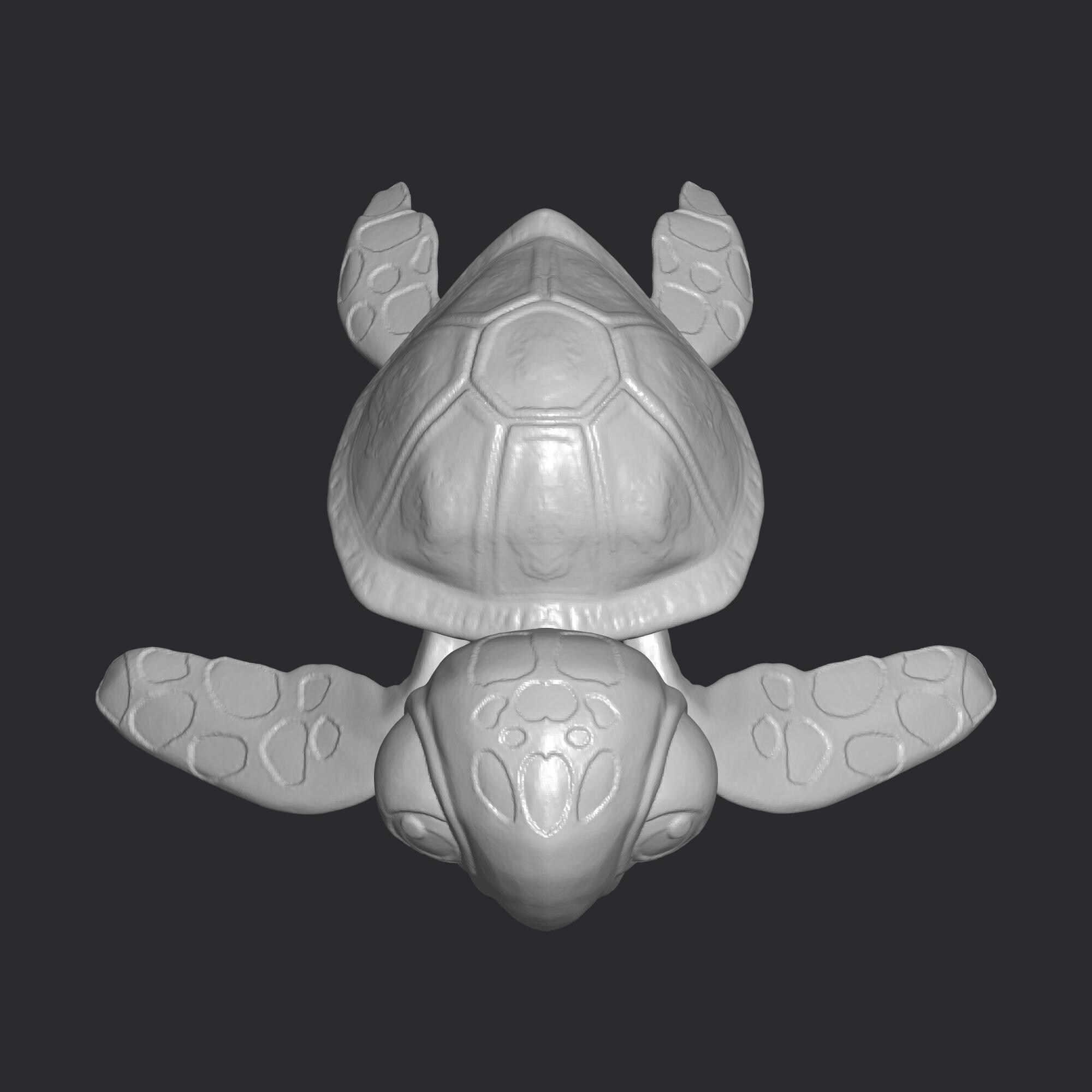 Cute Turtle Stl File 3d Printing, 3d Print File, Miniature, Super Hero ...