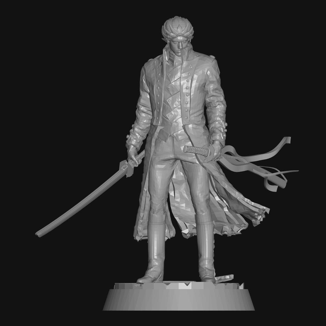 Vergil Devil May Cry 5 Stl File 3d Printing, 3d Print File, Miniature ...