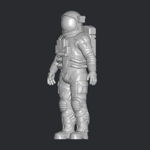 Astronaut Stl File 3d Printing, 3d Print File, Miniature Super Hero ...