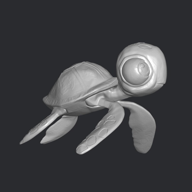 Cute Turtle Stl File 3d Printing, 3d Print File, Miniature, Super Hero ...