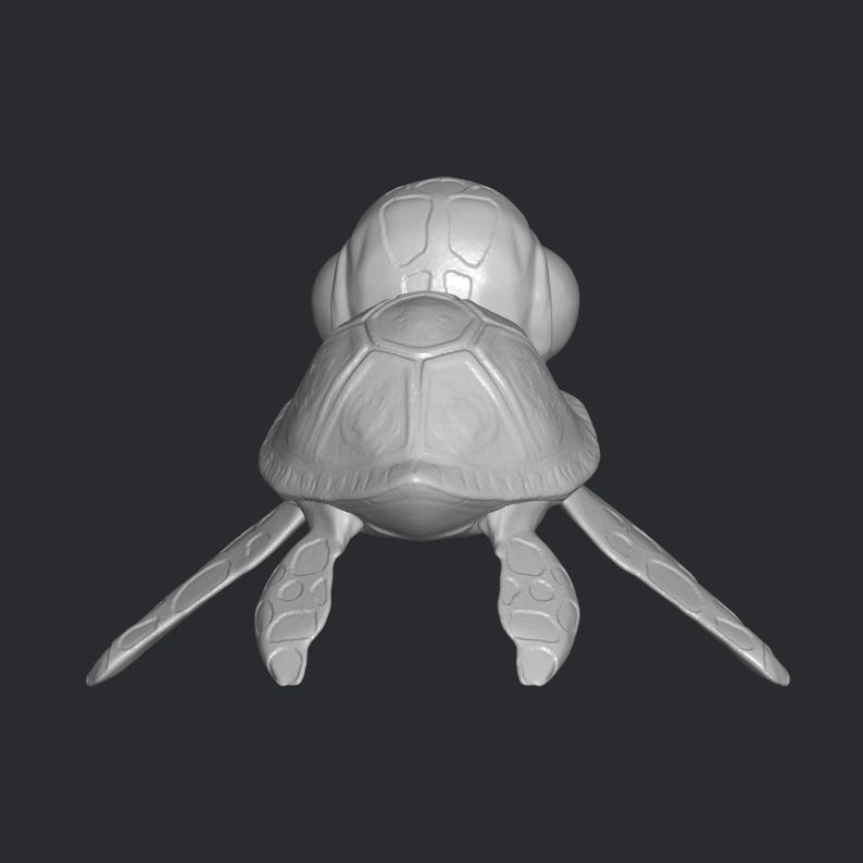 Cute Turtle Stl File 3d Printing, 3d Print File, Miniature, Super Hero ...