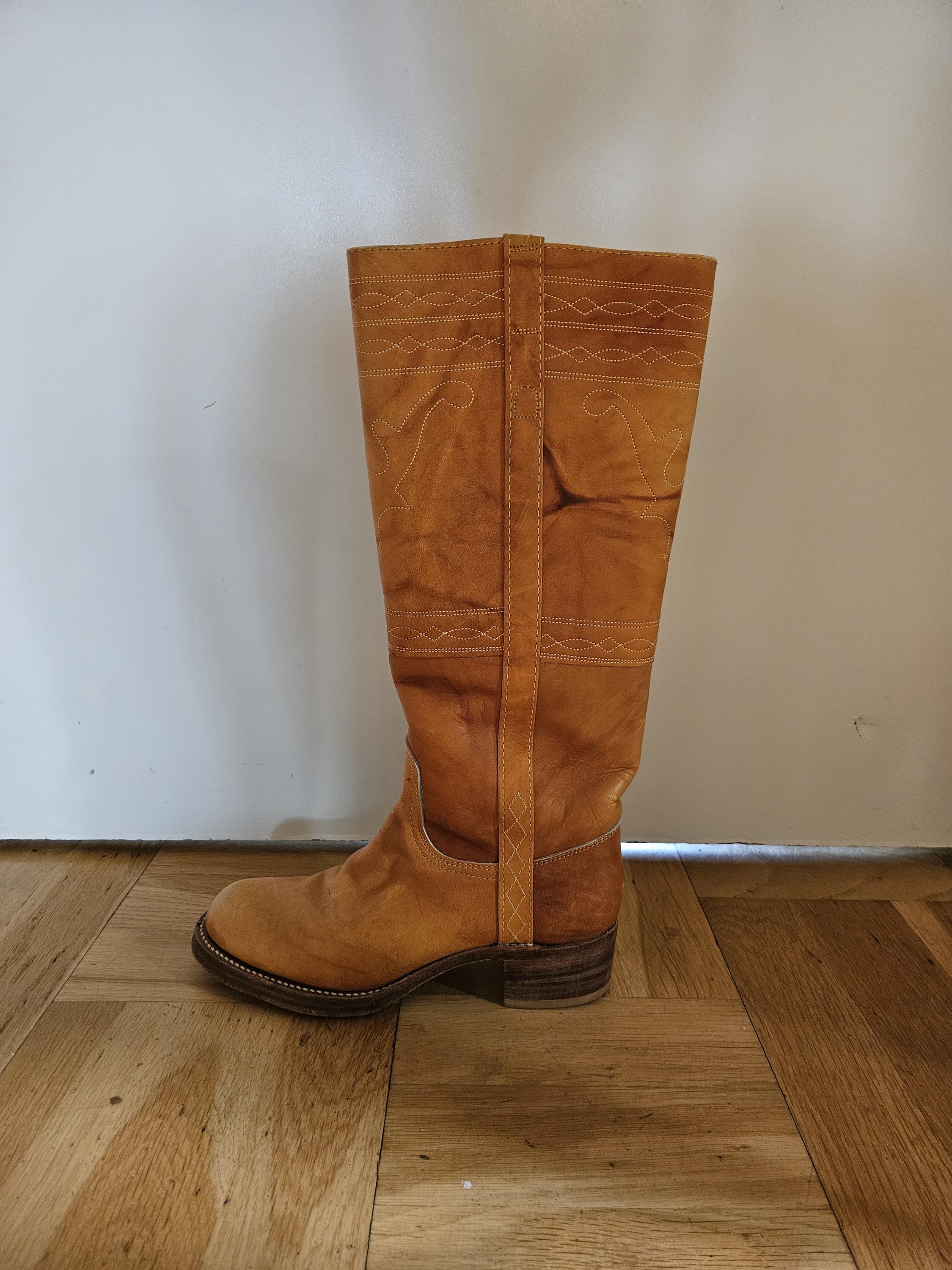 Frye Campus Boots, Size 6.5B - Rare Black Label, Made in the USA (1960s ...