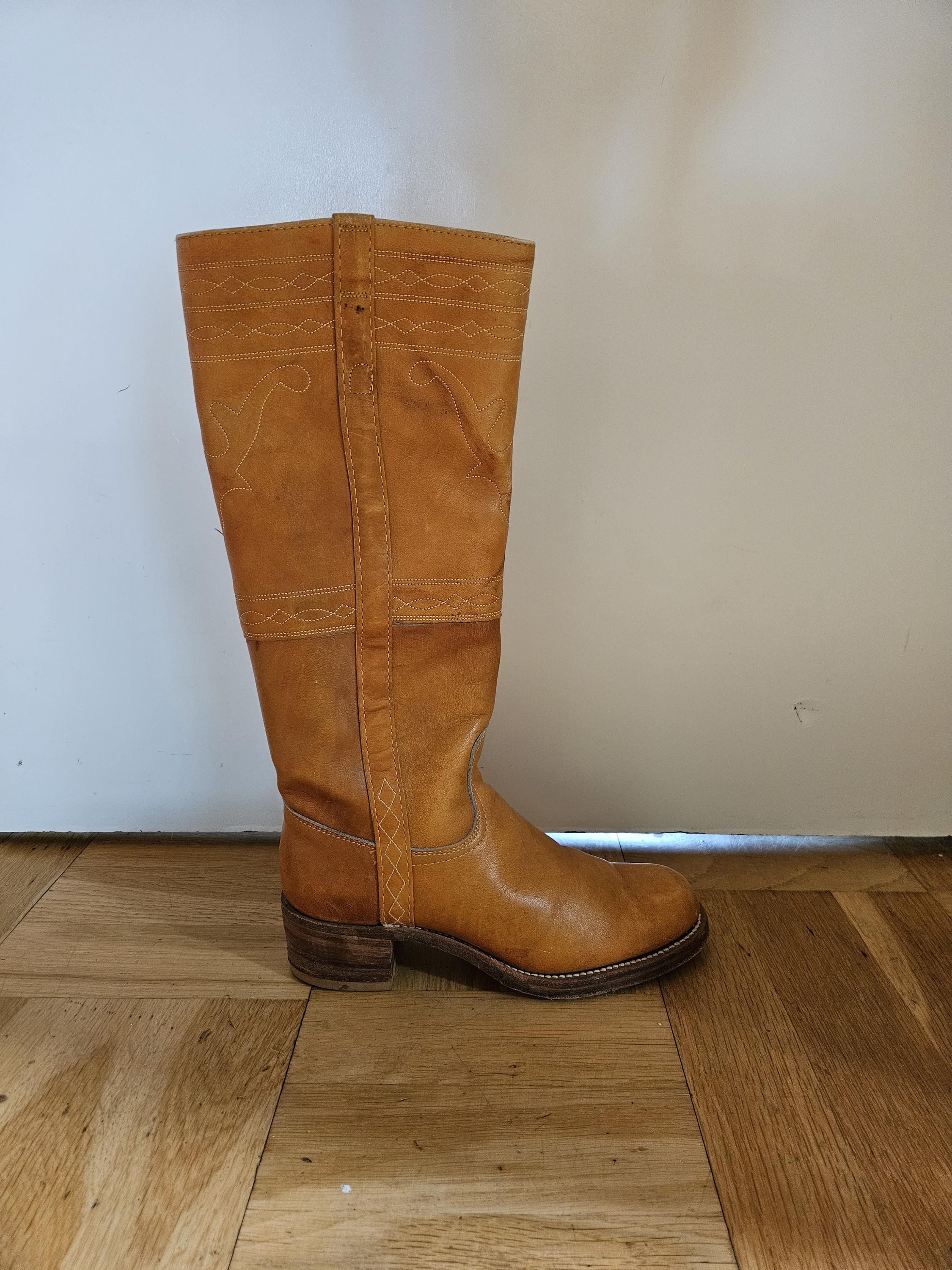 Frye Campus Boots, Size 6.5B - Rare Black Label, Made in the USA (1960s ...