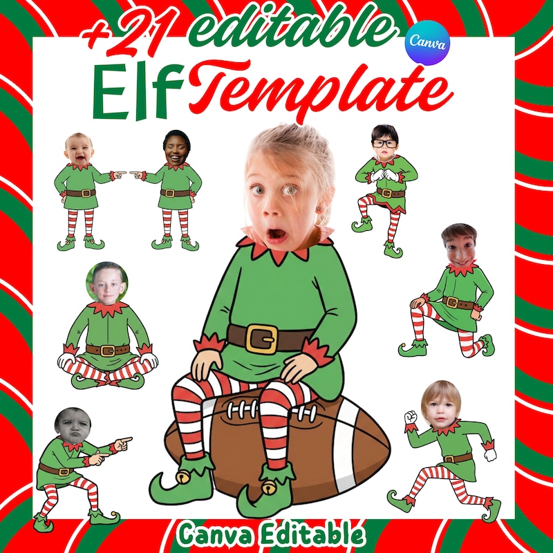 Faceless Elf Template - Etsy