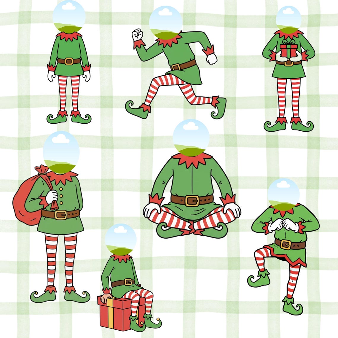 Elf Photo Canva Templates Add Your Face , 21+ Blank Elf Bodies ...