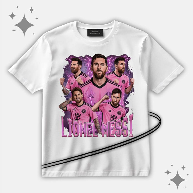 Lionel Messi Pink Jersey Soccer PNG Graphic (digital Download) - Etsy
