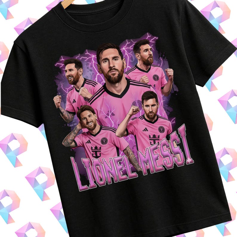 Lionel Messi Pink Jersey Soccer PNG Graphic (digital Download) - Etsy