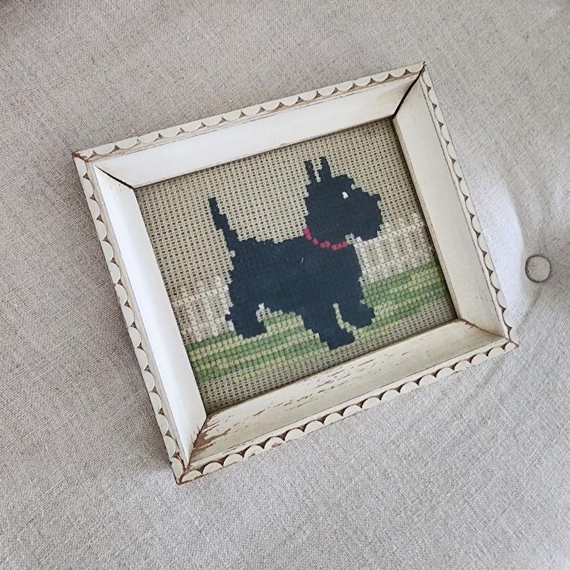 Dog Needlepoint - Etsy