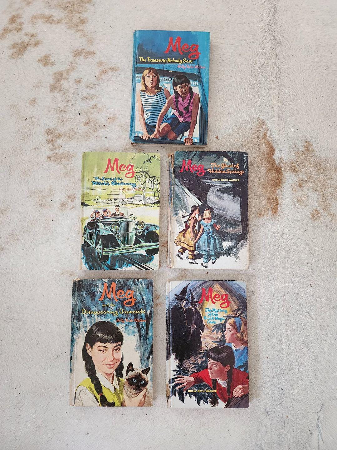 Meg Book Lot Vintage Children's Book Mystery Series - Etsy