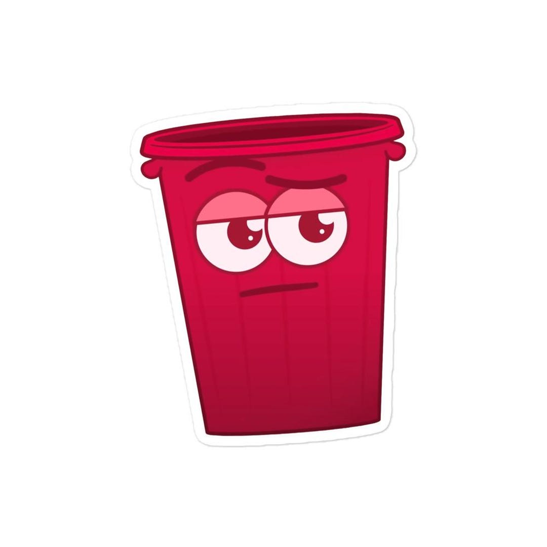 Will & James Bad Bin Sticker - Etsy UK