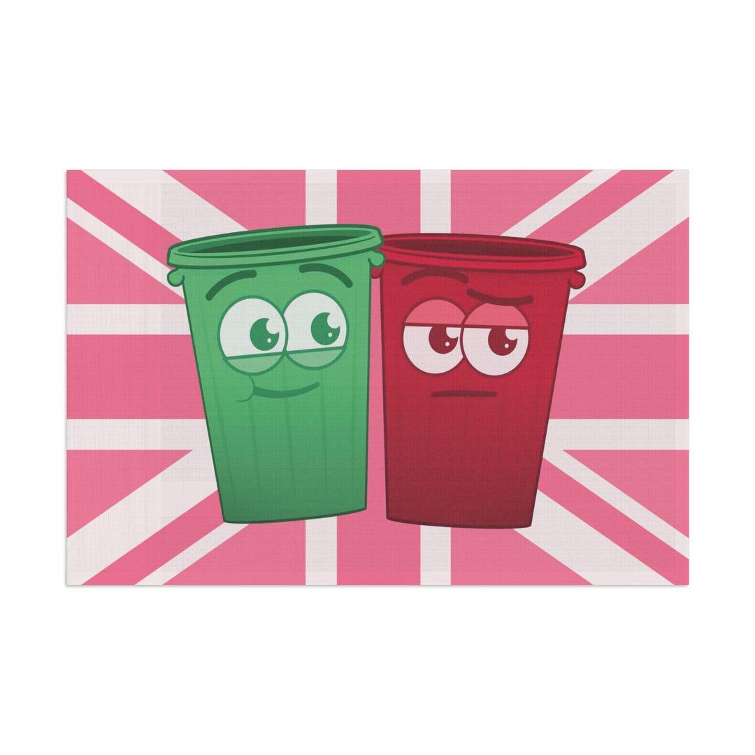 Good Bin Bad Bin British Flag - Etsy UK