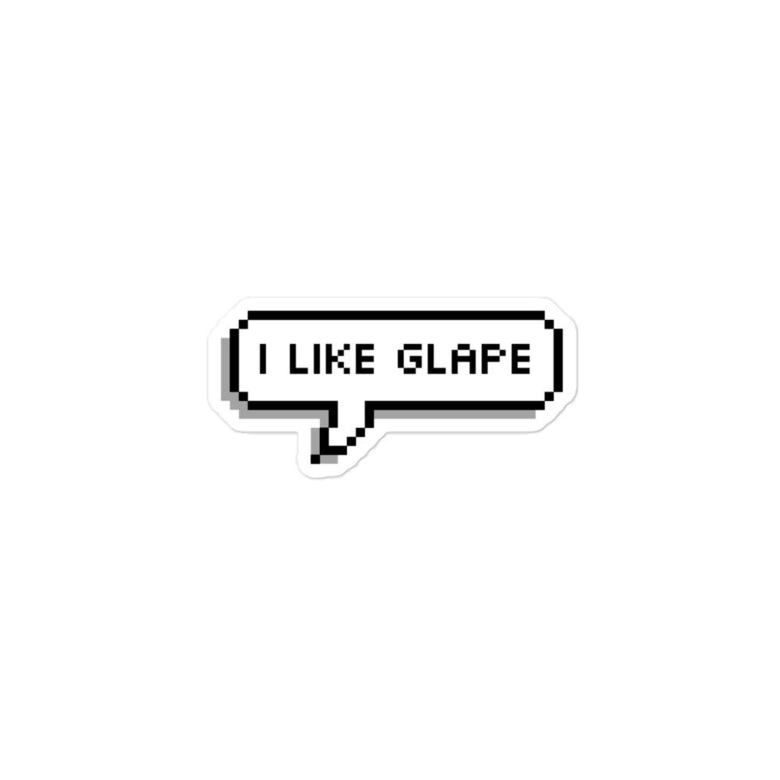 James Marriott Willne 'I Like Glape' Funny Sticker - Etsy UK