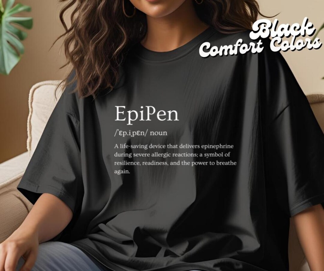 Epipen Shirt PNG, Allergy Awareness Design for Cricut, Inspirational ...
