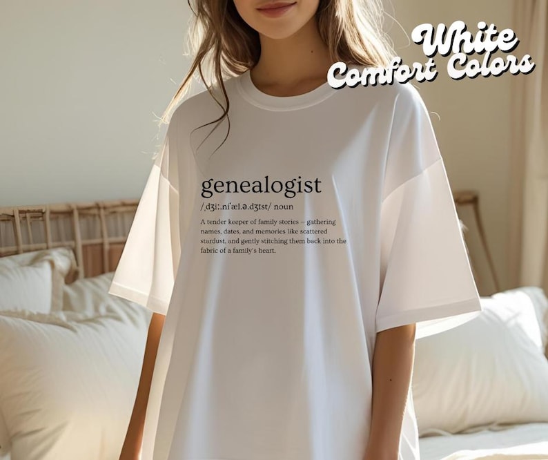 Genealogist Definition SVG PNG, Family History Research Shirt Design ...