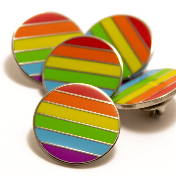 Gay Pride Pin - Etsy
