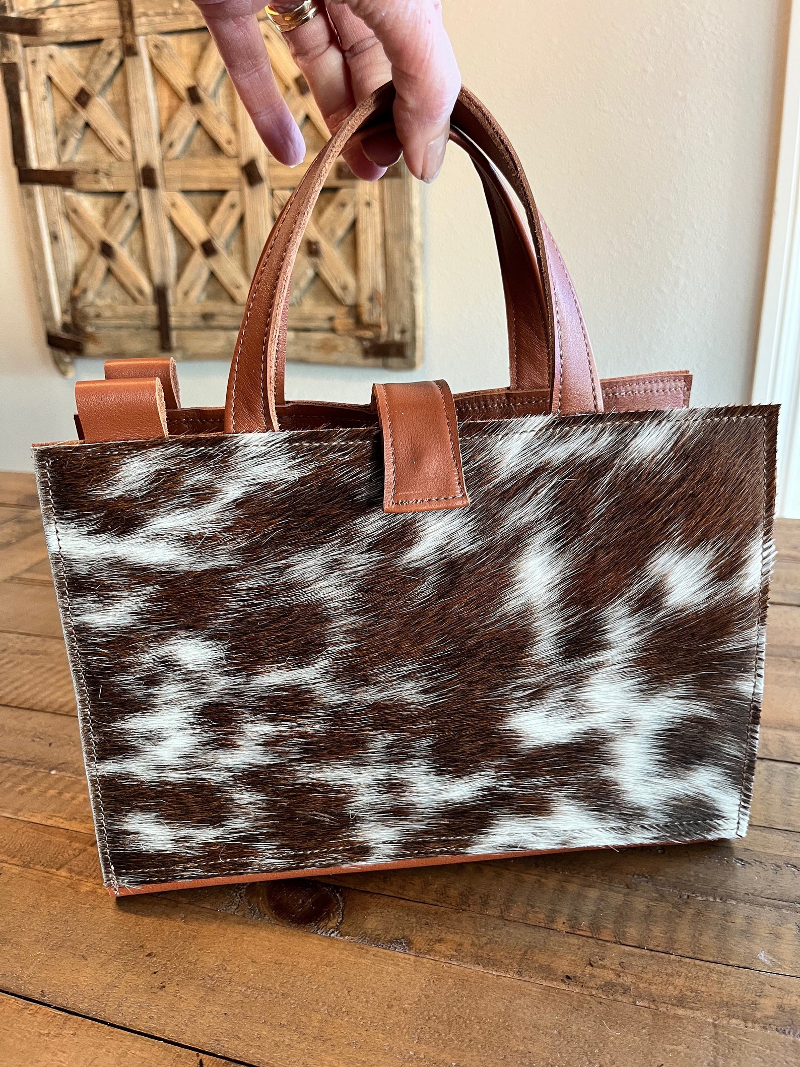 Cowhide and Leather Bible Cover Made to Fit Your Bible - Etsy