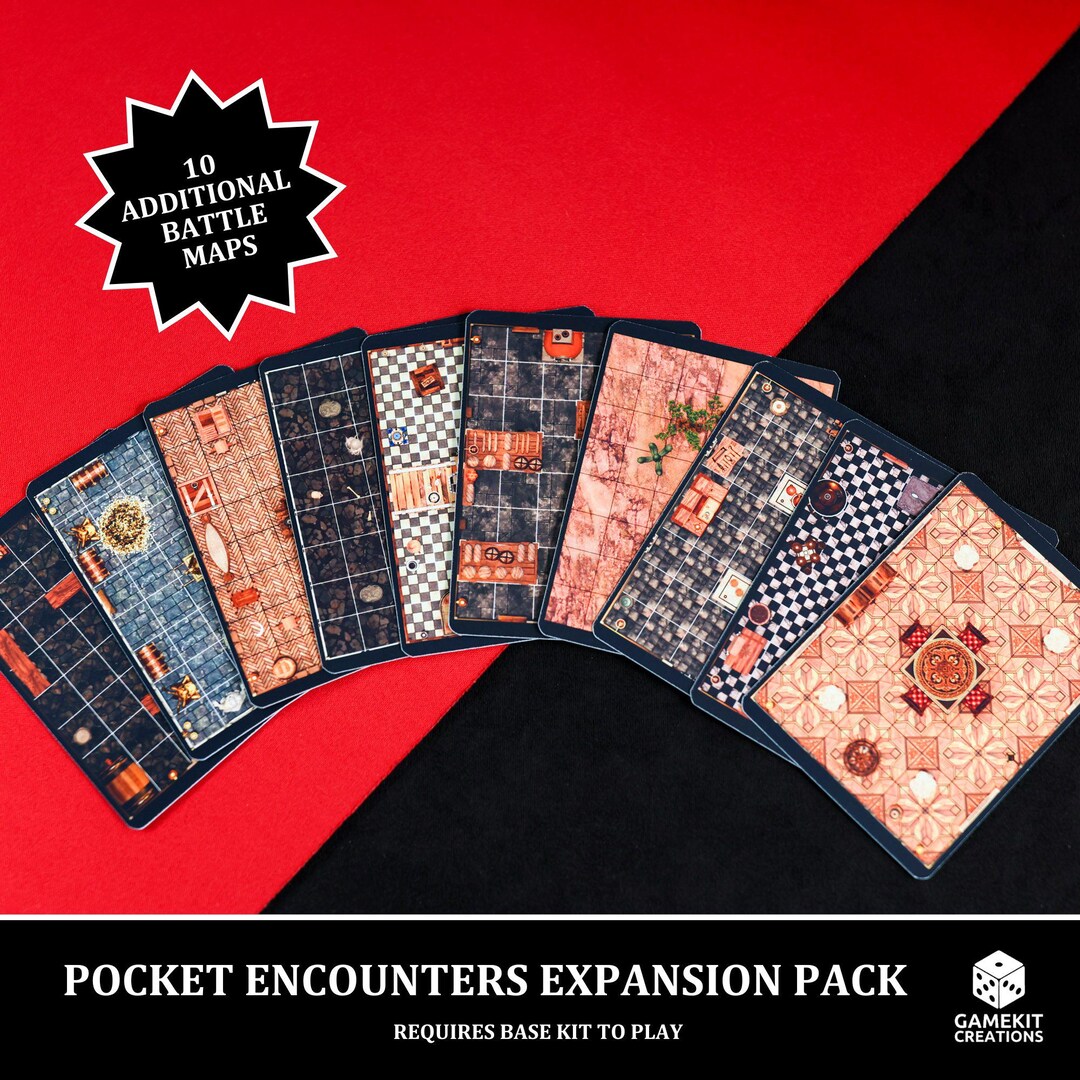 Pocket Encounters Expansion Pack - 10 Additional Pocket Battlemaps for ...