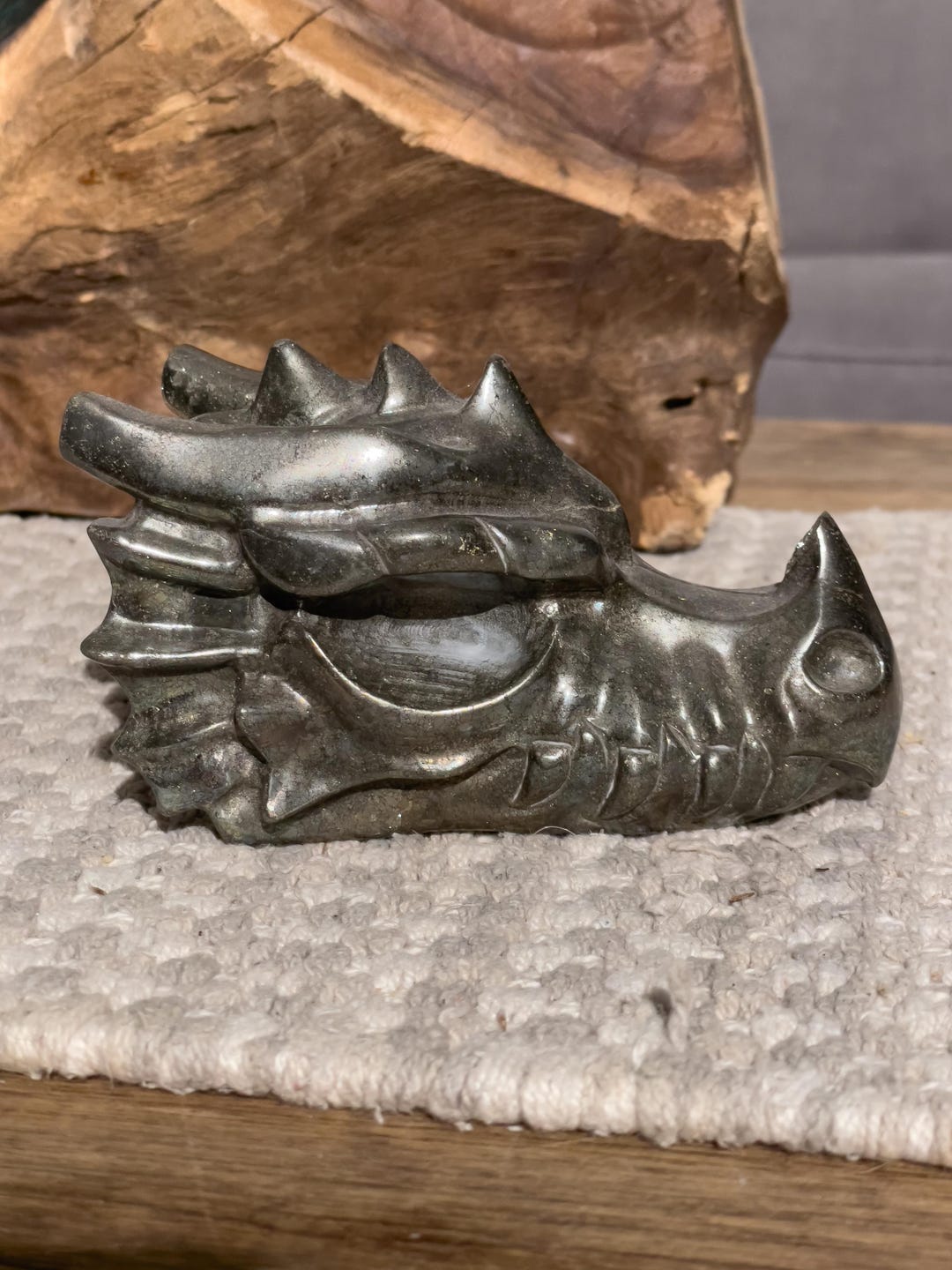 Pyrite Dragon Head/dragon Fire Dragon/dragon Head 1,034g - Etsy