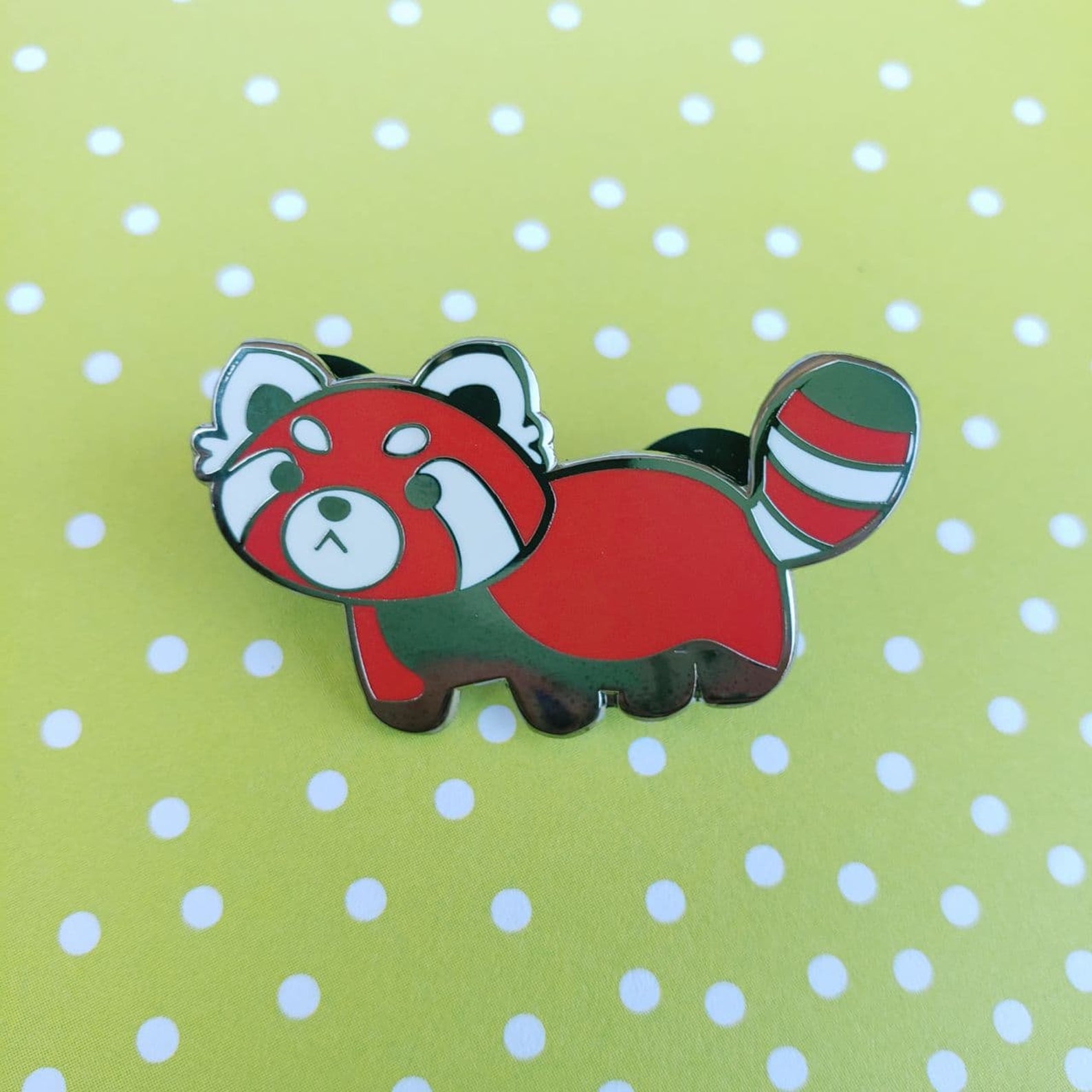 Red Panda Hard Enamel Pin | Cute Animal Hat Pin | Pabu Lapel Pin ...