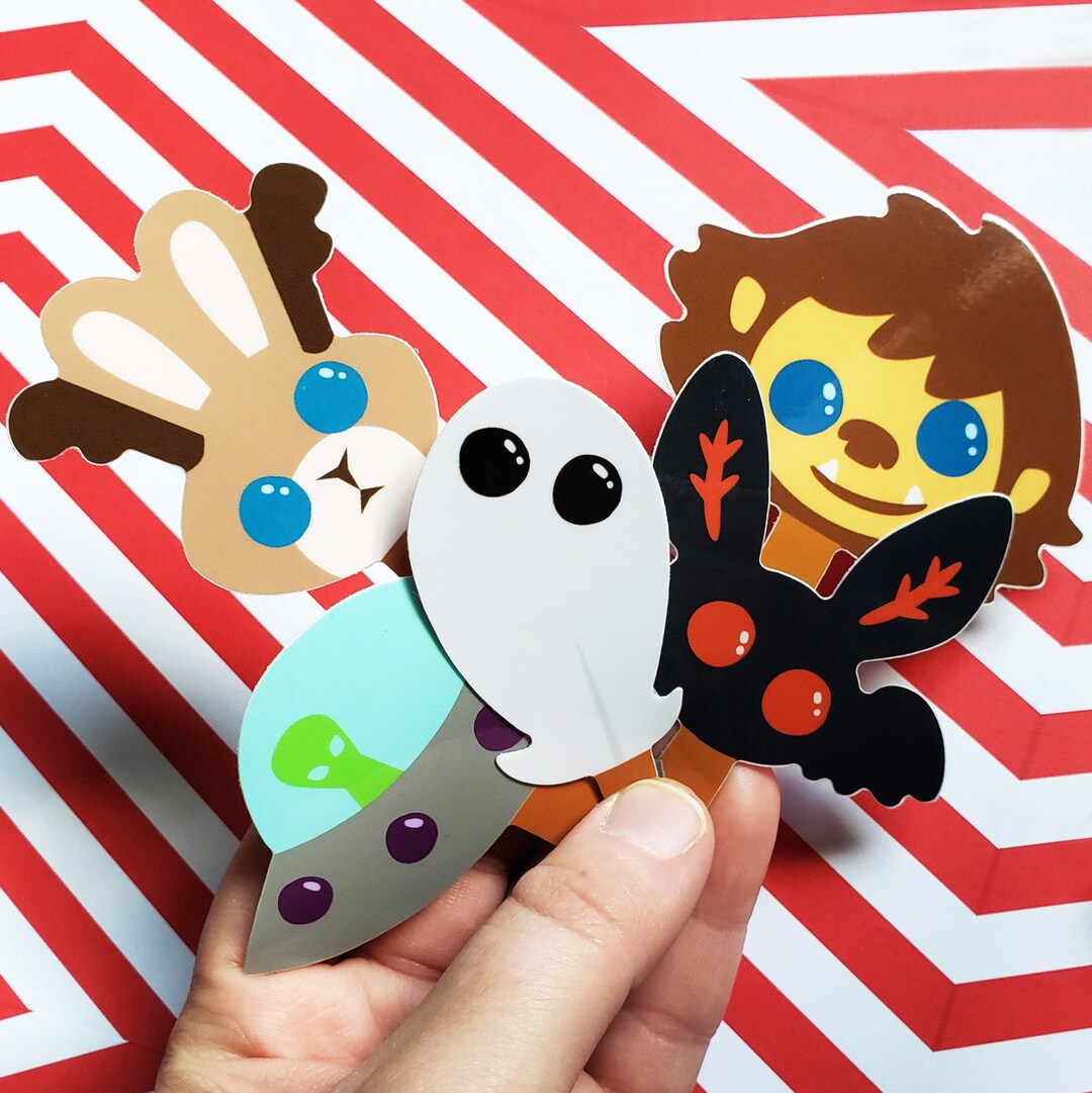 Cryptid Popsicles Vinyl Sticker Pack | Monster Ice Creams Die Cut ...