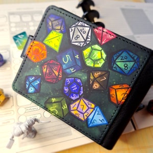 Dice Fund Wallet With Side Clasp and ID Window | Dnd Dungeons and ...