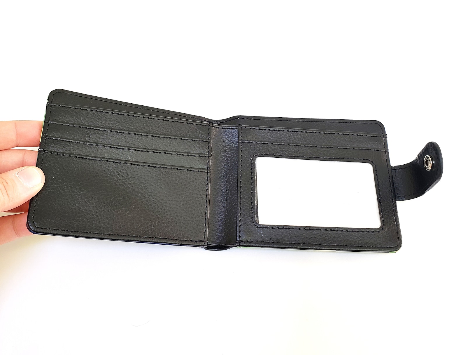 Composition Book Wallet With Side Clasp and ID Window - Etsy