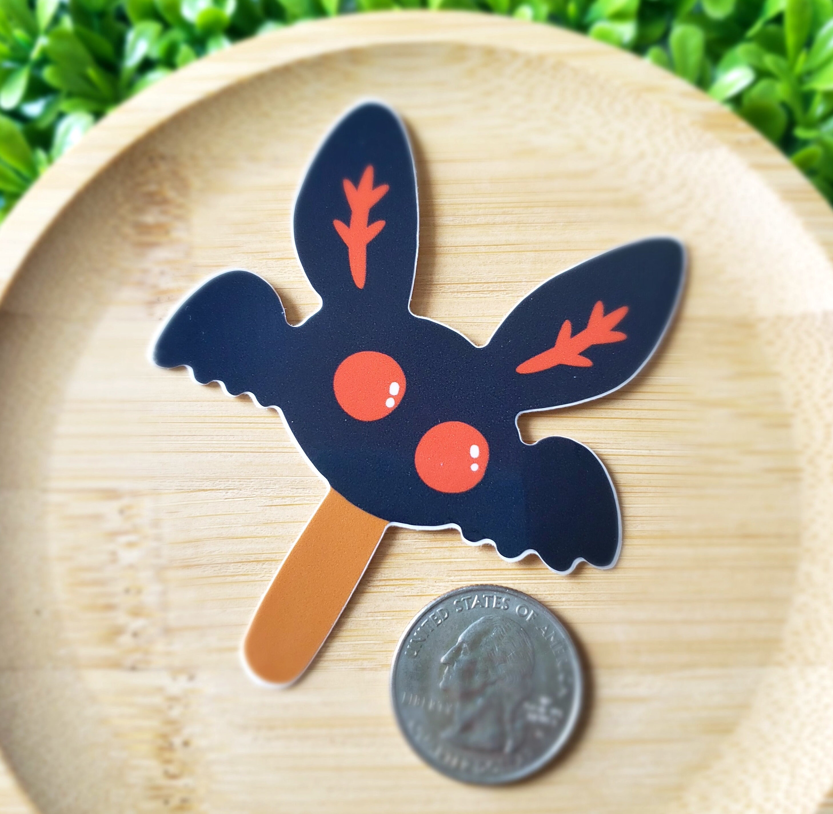 Mothman Popsicle Vinyl Sticker | Monster Ice Cream Die Cut Sticker ...