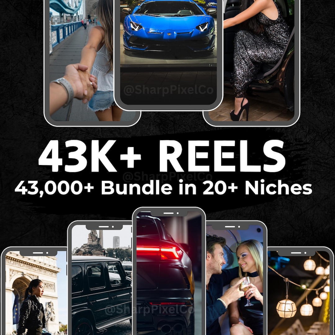 43K+ Viral Faceless Video Reels Bundle: Luxury Lifestyle, MRR (instant Download - Etsy